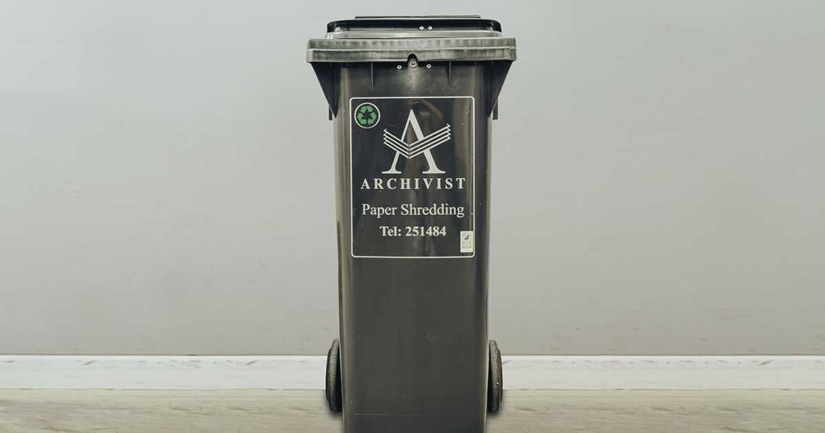 140L Confidential Secure Container | Archivist